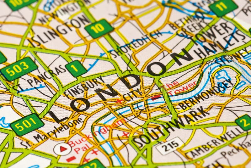 London Map stock photo. Image of destination, navigate - 8426552