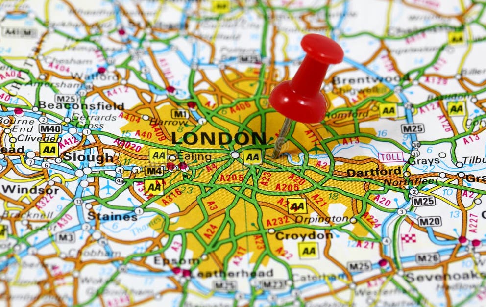 London stock image. Image of great, cartography, england - 55216779