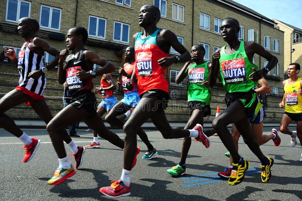 London Marathon 2011, Emmanuel Mutai Editorial Photo - Image of health ...