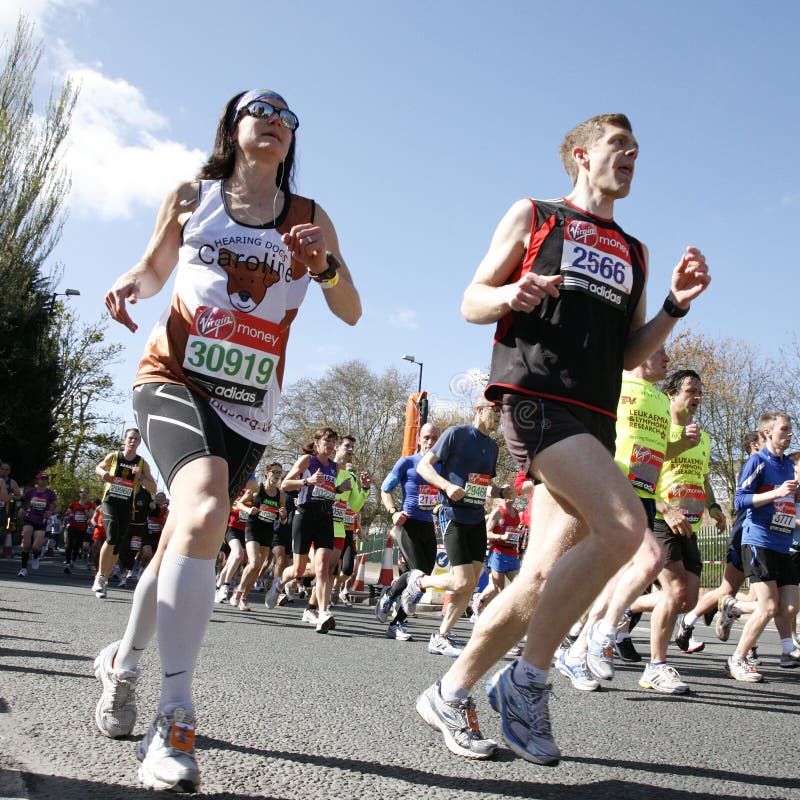 Disabled Blind Marathon Runner Editorial Stock Image - Image of japan ...