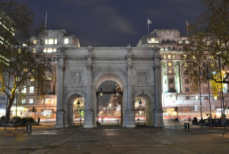 Marble Arch, London, England Stock Image - Image of triumphal, landmark ...