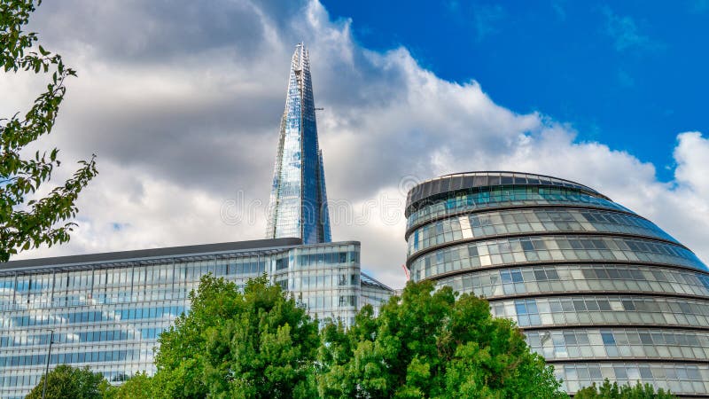 London Modern Buildings and Skyline Stock Image - Image of outdoors ...