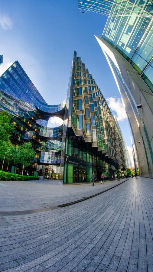 London Modern Buildings and Skyline Editorial Photography - Image of ...
