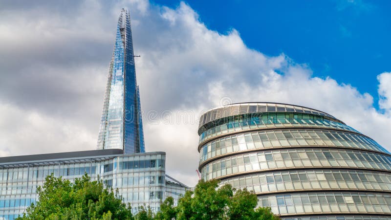 London Modern Buildings and Skyline Editorial Stock Image - Image of ...