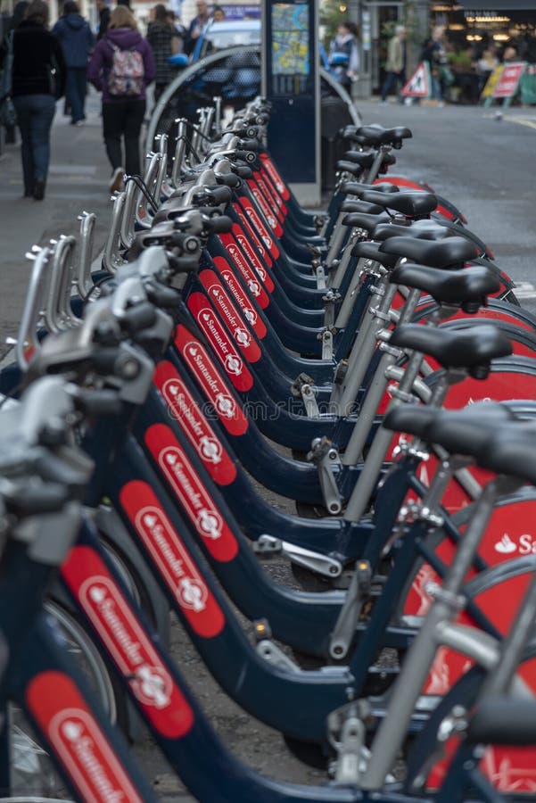 Boris Bikes Covent Garden London Editorial Photography - Image of ...