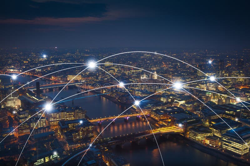 London Office Building for Network and Future Concept Editorial Image ...