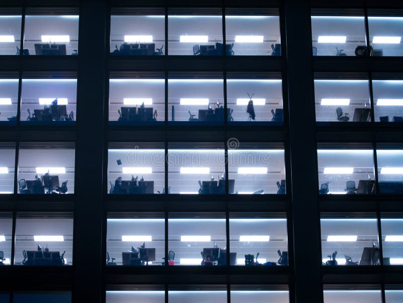 London Office Building Skyscraper, Working & Meeting Stock Image ...