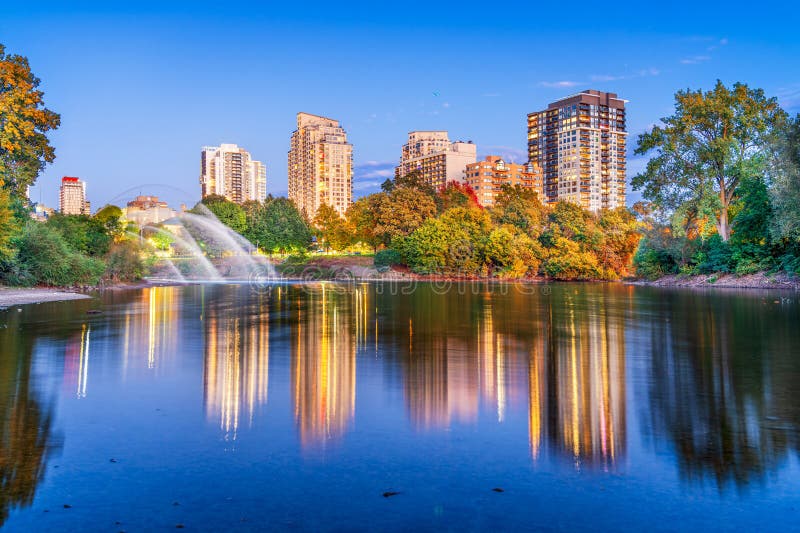 London, Ontario, Canada Skyline Stock Photo - Image of architecture ...