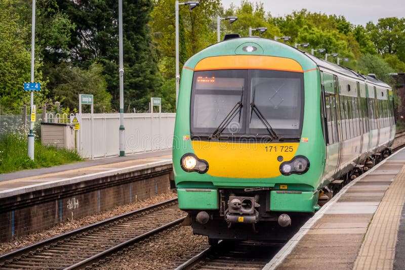 London overground train editorial photography. Image of journey - 97484502
