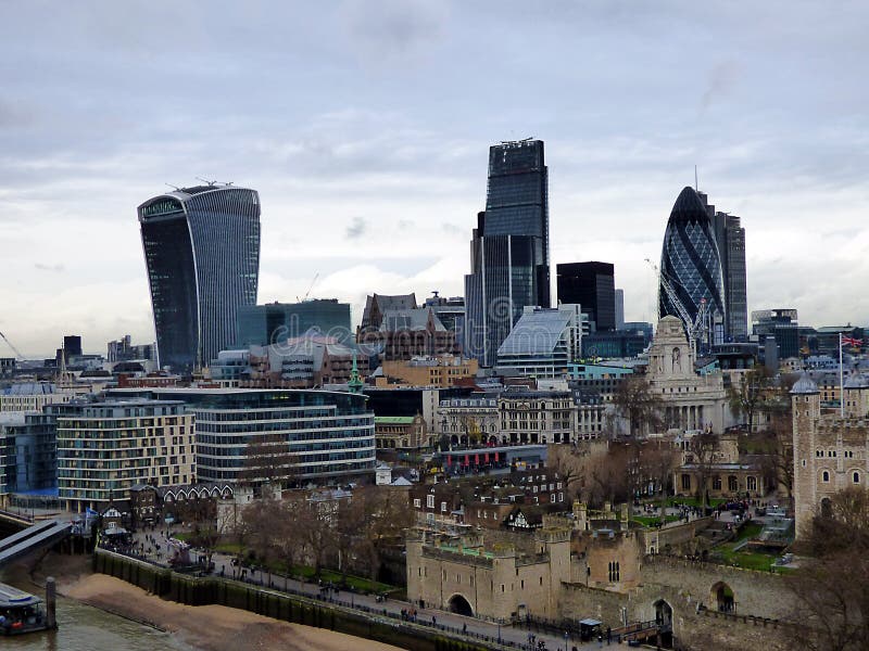 London Panoramic Photo on the City Stock Photo - Image of britain ...