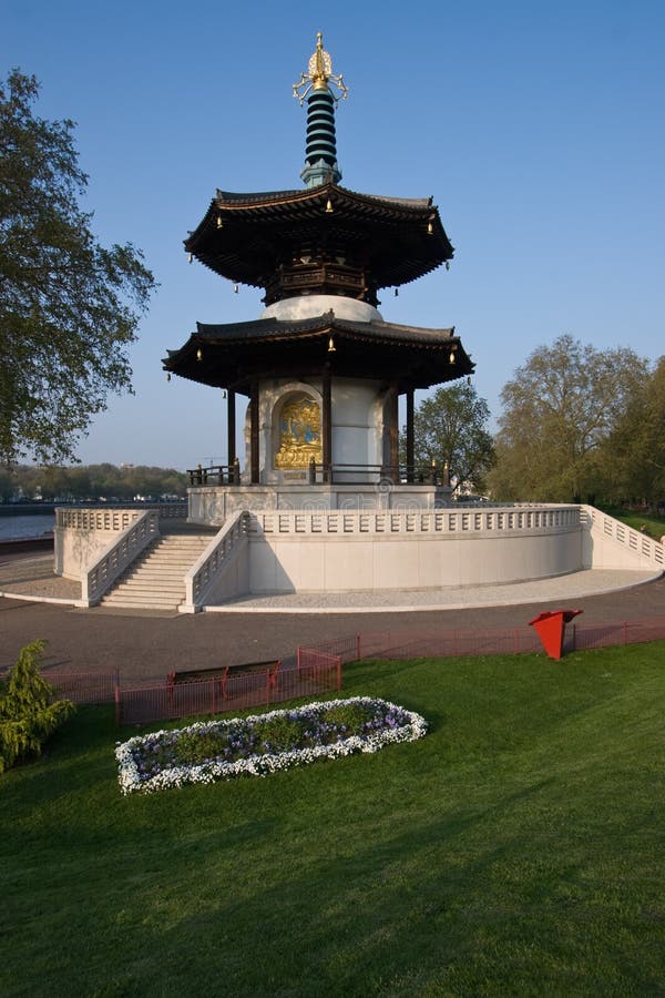 London peace Pagoda stock image. Image of central, park - 5189041