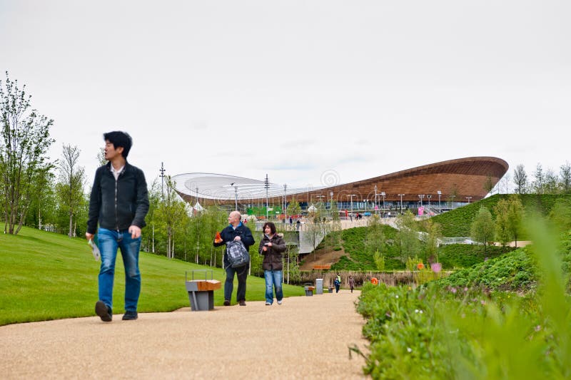 Olympic Rings Symbol Shadow and Velodrome Editorial Stock Image - Image ...