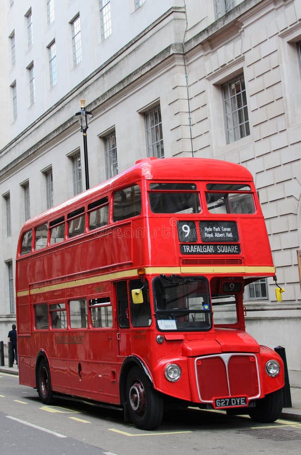 London bus editorial stock image. Image of famous, square - 25906109