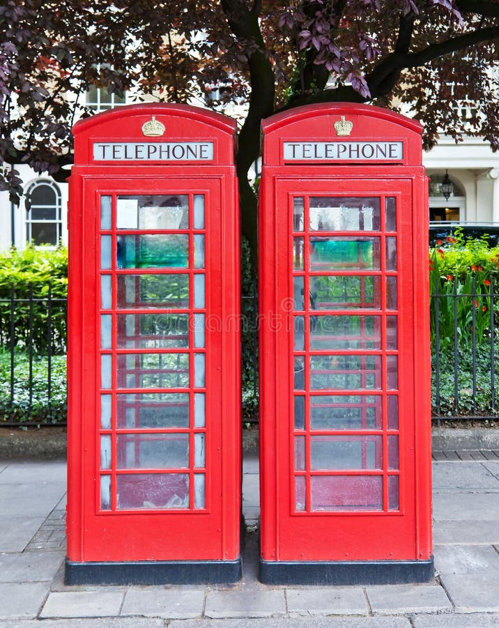 London red telephone box stock photo. Image of famous - 240136548