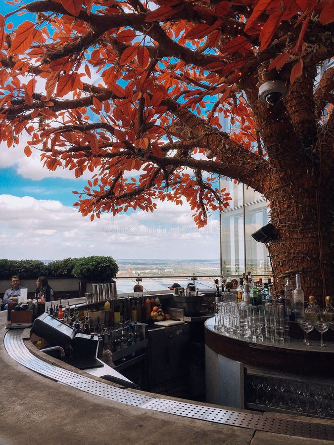 London rooftop bar views editorial image. Image of building - 136863100