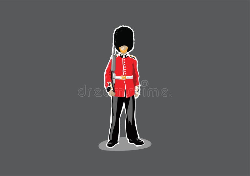 London Royal Guard stock vector. Illustration of traditional - 48082761