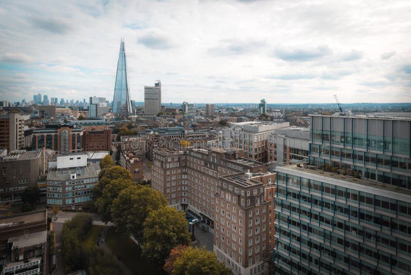 London - 23 September 2017 - Central London Skyline with Building ...
