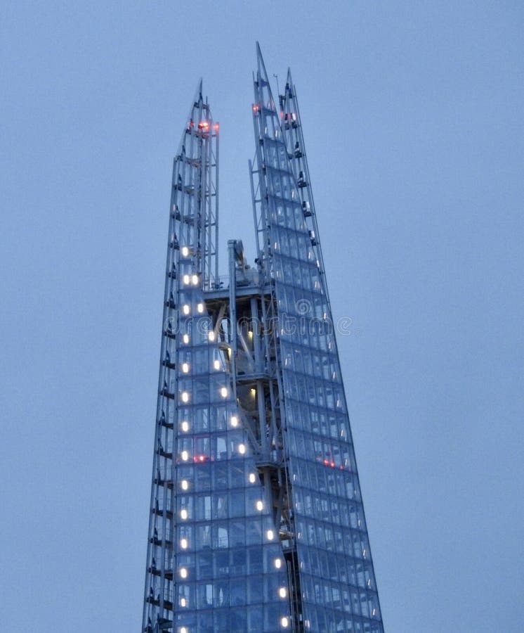 London Shard jagged top editorial photography. Image of skyline - 301306277
