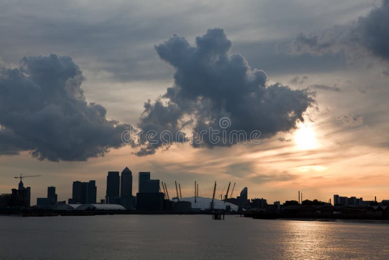 Rain city skyline stock image. Image of conditions, downpour - 24242495