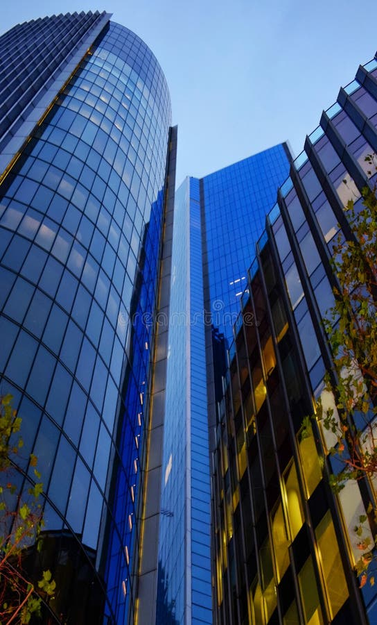 London Skyscraper Glass Building, Modern Office Building. Stock Photo ...