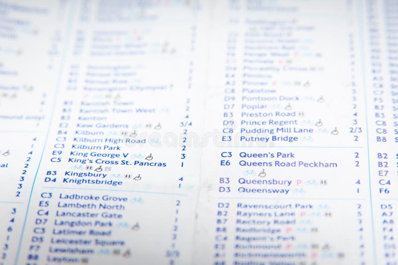 London subway stations stock photo. Image of routes, terminals - 56940198