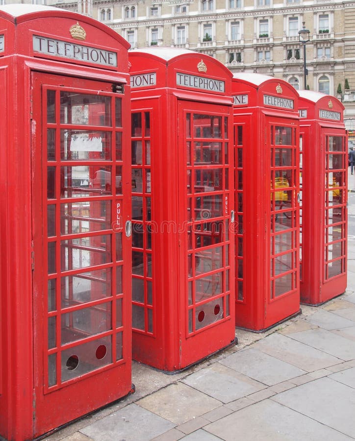 London telephone box stock image. Image of phone, landmark - 37831107