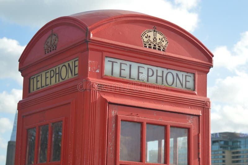 London Telephone Box stock image. Image of landscape - 86104373