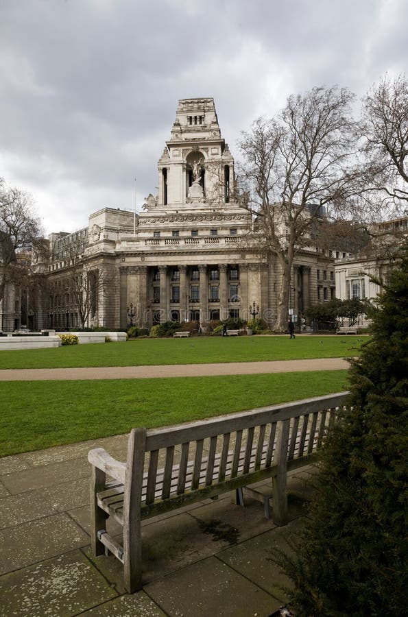 London. Ten Trinity Square. Spring. Stock Image - Image of british ...