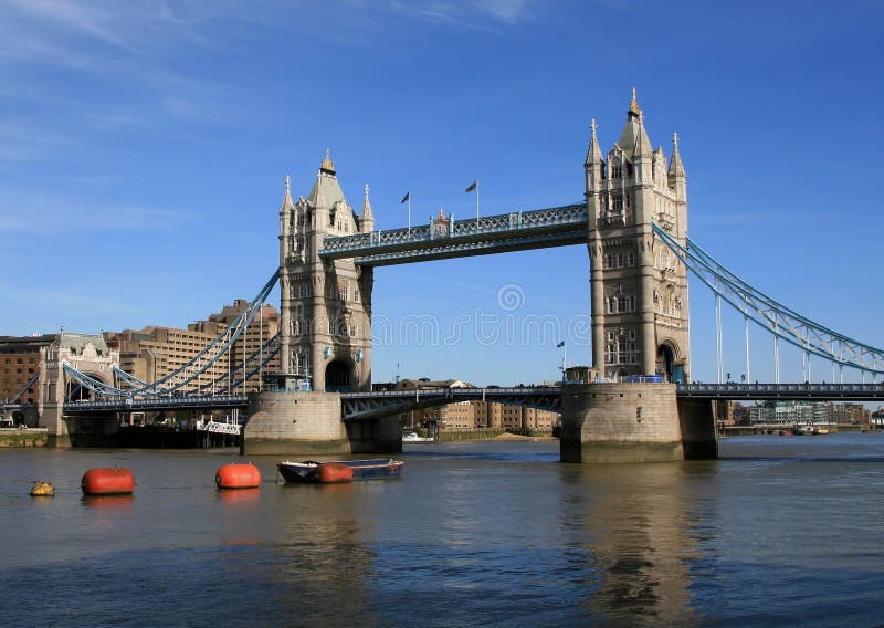 London. Tower bridge stock photo. Image of attraction - 6162750