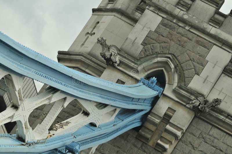London Tower Bridge Artistic Angle Stock Image - Image of tourism ...