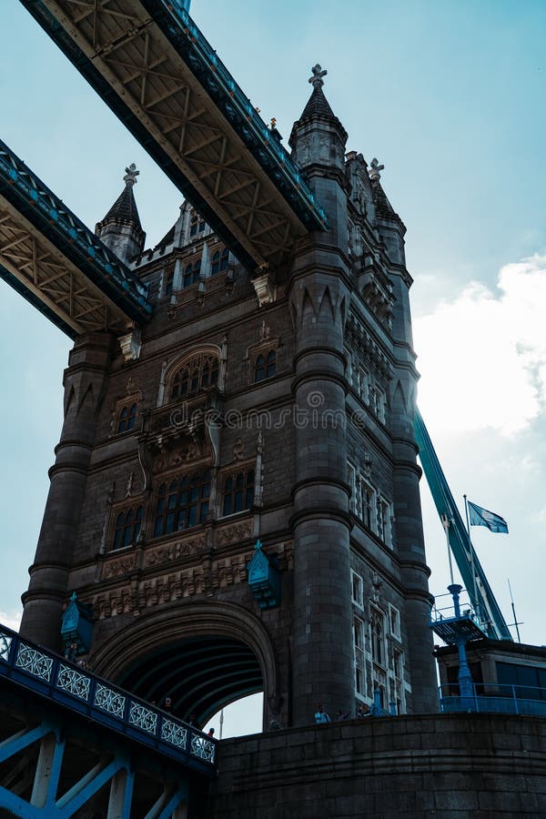 London tower bridge stock image. Image of bridge, downtown - 398343071