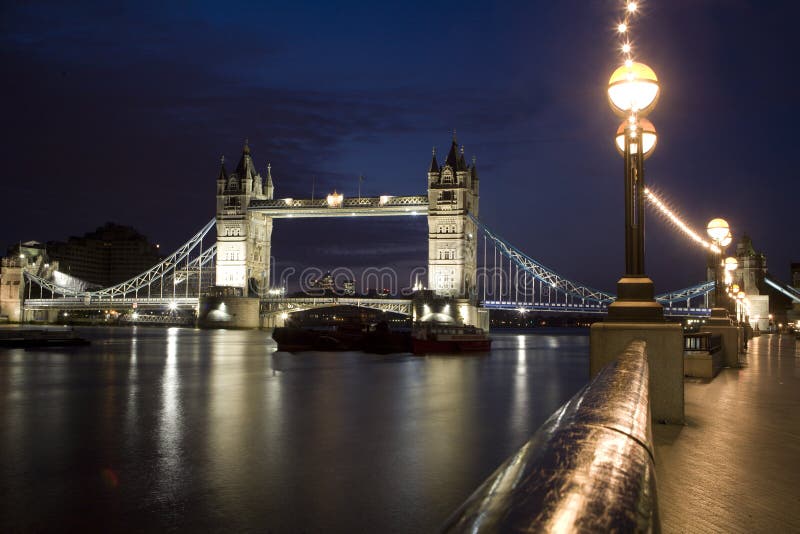 London - Tower Bridge in Night Stock Image - Image of capital, tower ...