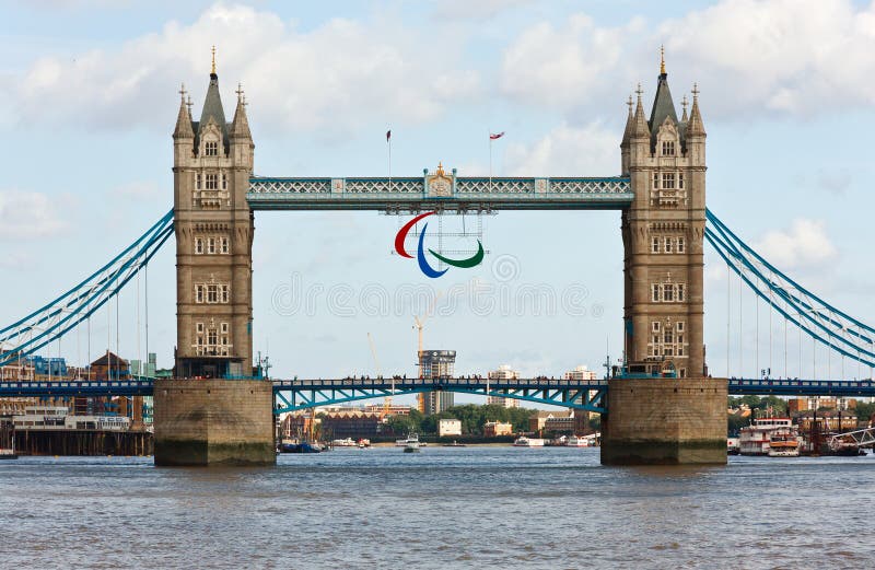 London Tower Bridge editorial stock image. Image of games - 49131899