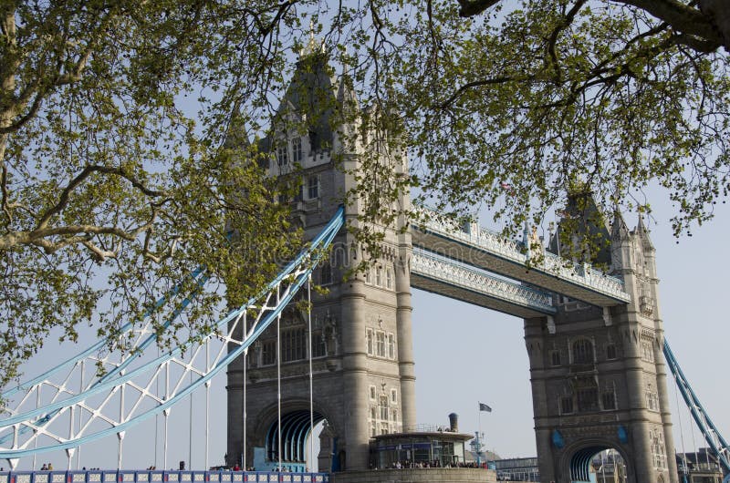 London Tower Bridge in Spring Editorial Stock Image - Image of ...