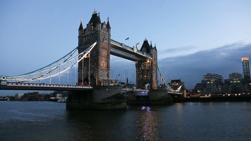Tower Bridge Stands Tall Over the River Thames, Its Iconic Design and ...