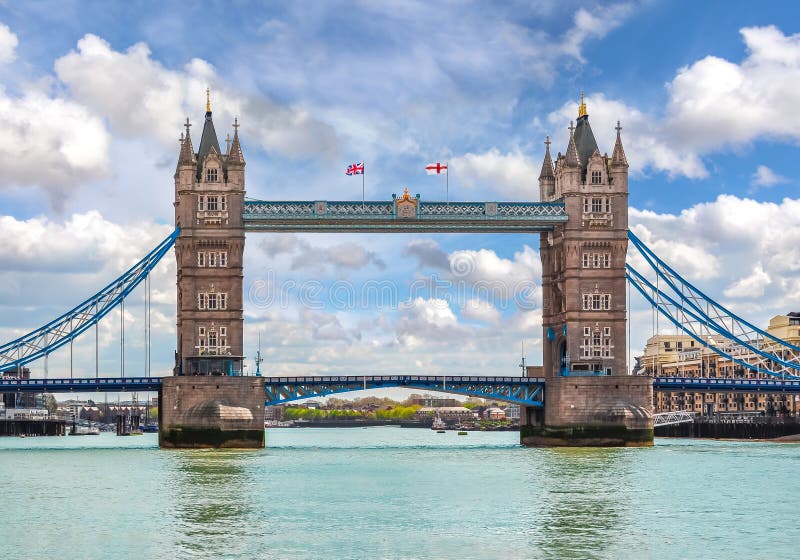 London Tower Bridge, United Kingdom Stock Image - Image of grey ...