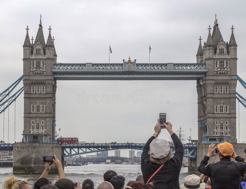 London Tower Over the Thames, Editorial Image - Image of tourist, tower ...