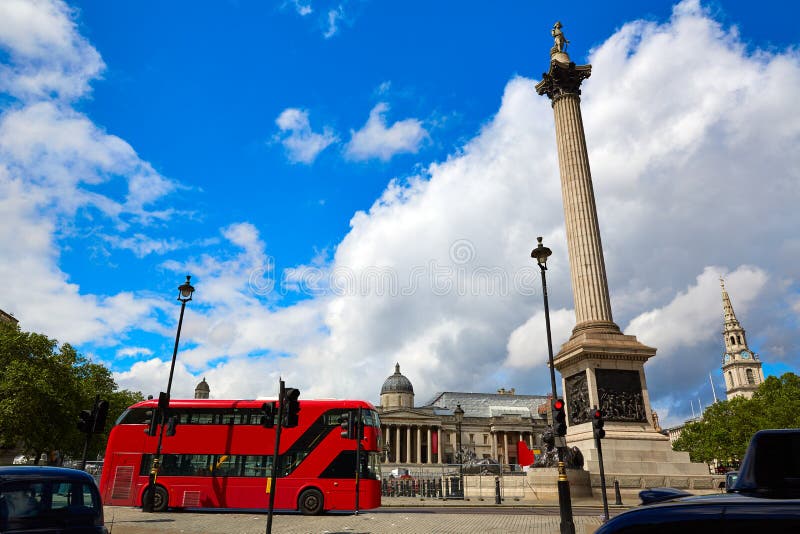 London Trafalgar Square in UK Editorial Photo - Image of landmark ...