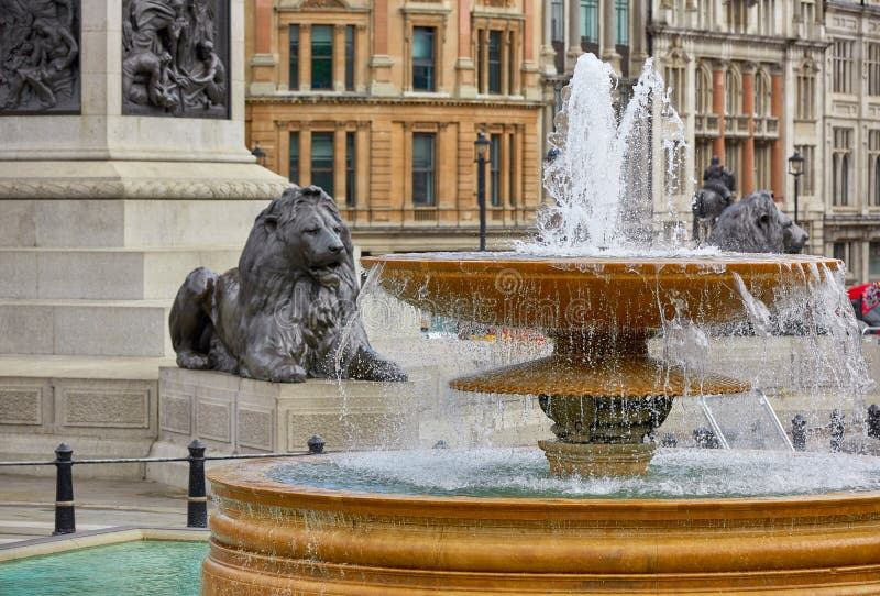 London Trafalgar Square in UK Editorial Stock Image - Image of square ...