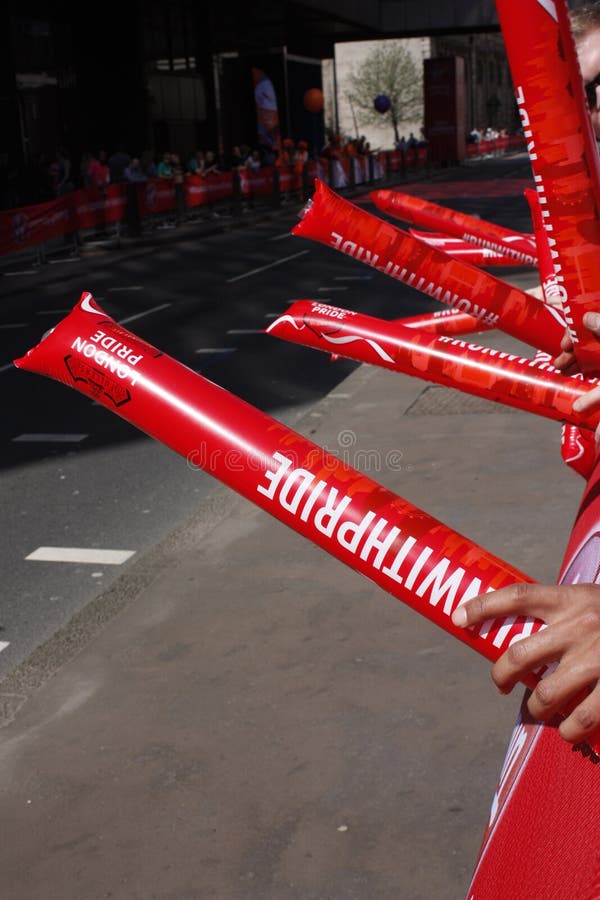 London,uk. April 2018: the London Marathon Fans Editorial Stock Photo ...