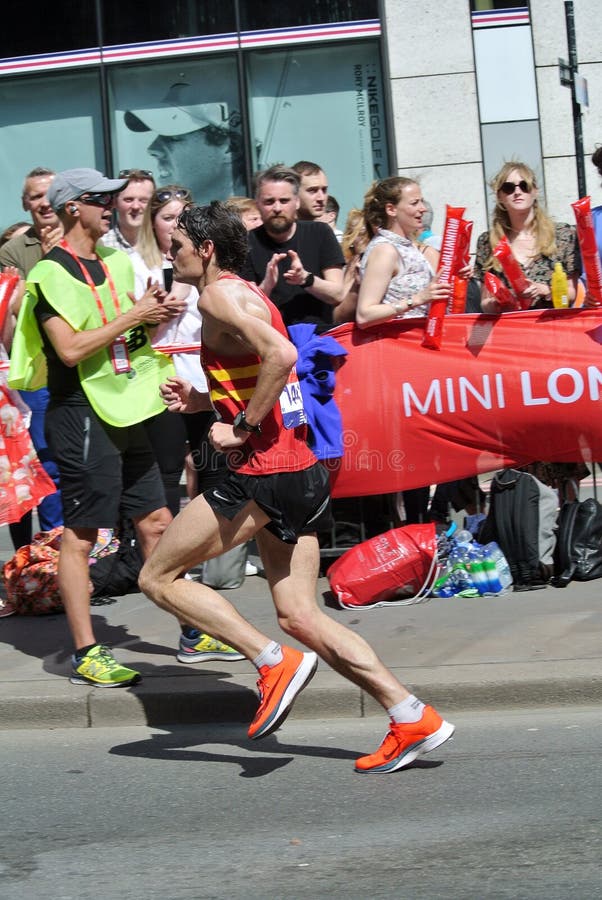 London,uk. April 2018: Runner of the London Marathon Editorial Image ...