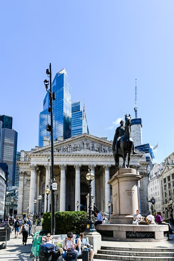 Modern Buildings in Office District in Central London Editorial ...