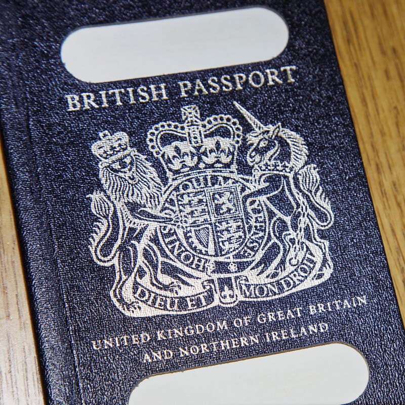 Old British Passport Editorial Image Image Of Blue 107160825