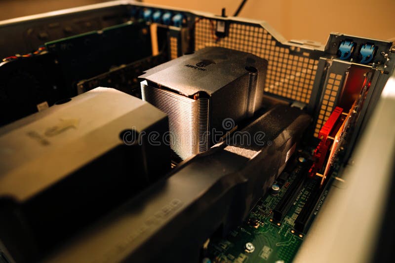 Inside View of a Computer System Editorial Image - Image of computer ...