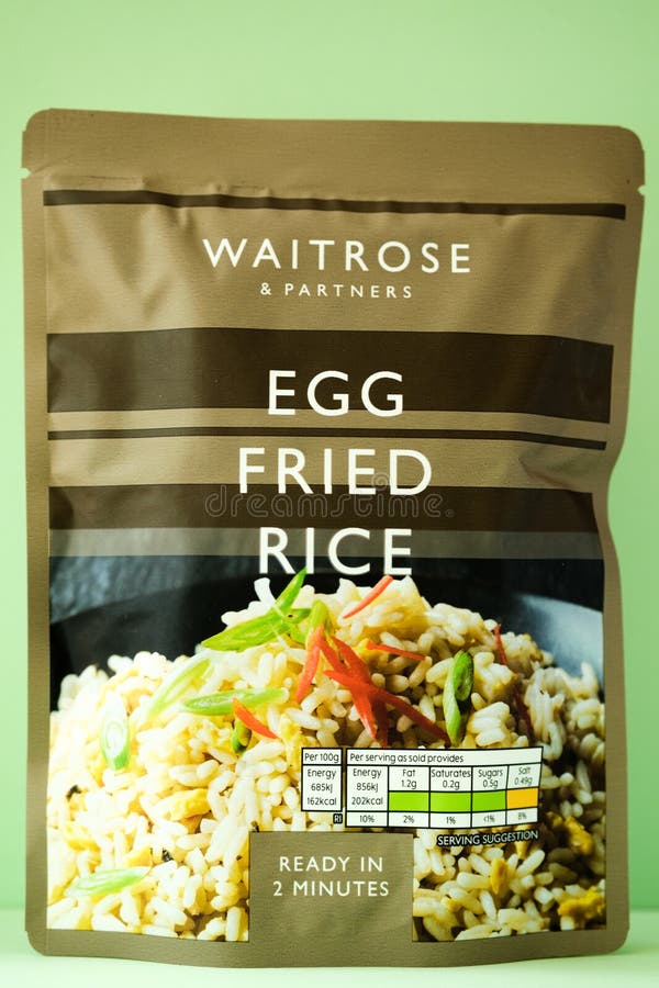 Packet Waitrose Microwave Egg Fried Rice Stock Photos - Free & Royalty ...