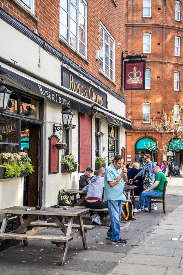 London, UK - September 14, 2023: Rose and Crown Lower Sloane Pub ...