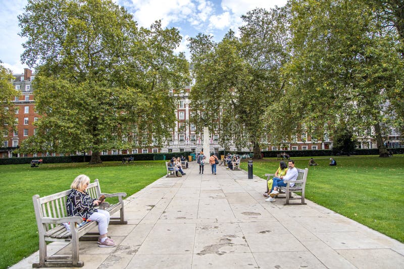 London, UK - September 14, 2023: a View of the Eagle Statue in ...