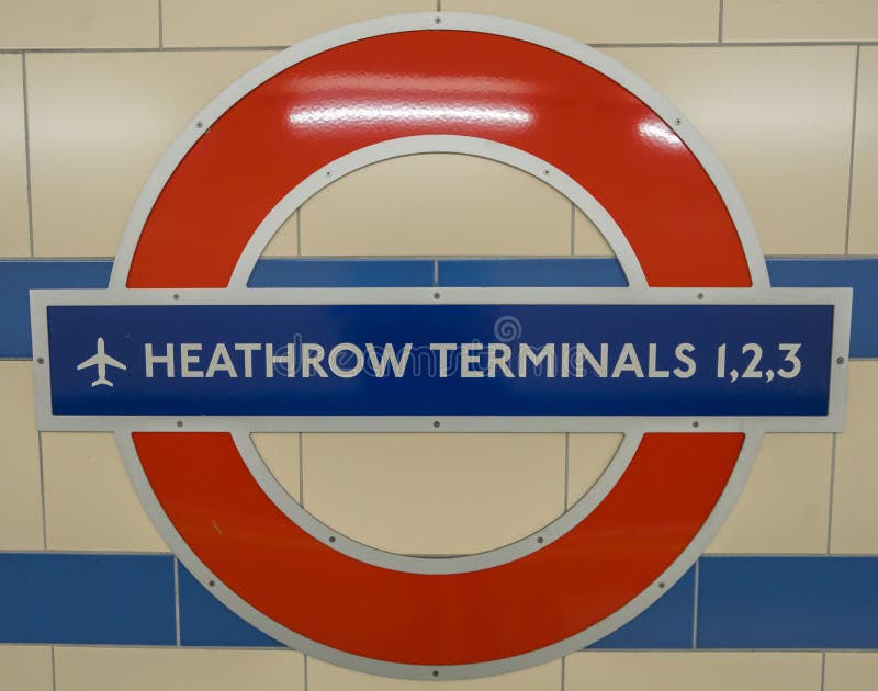 London Undergound Heathrow Terminals 1 2 3 - LONDON, ENGLAND ...