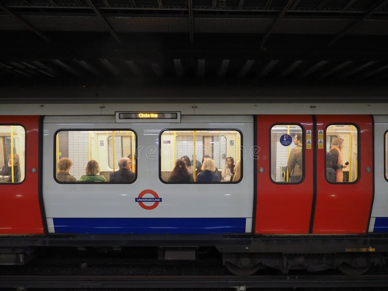 London Undergrond Tube Train Editorial Photography - Image of transport ...