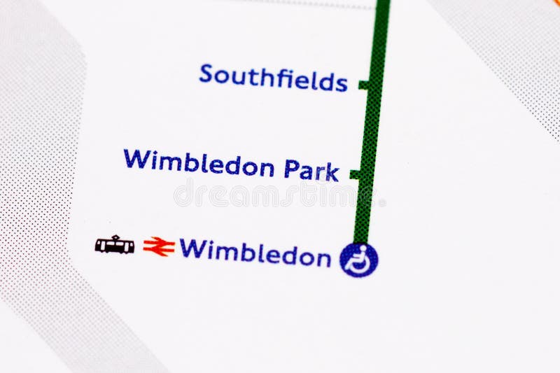 Map London Wimbledon Stock Photos - Free & Royalty-Free Stock Photos ...